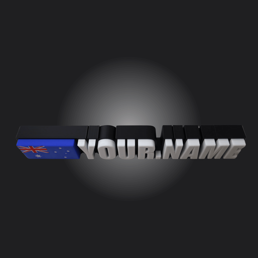 Custom Driver Name Plate – Personalized Sim Racing Tag – Sim Mods Hub